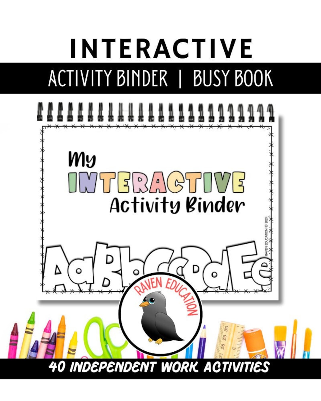 My Interactive Activity Binder | Special Education | Busy Book ...