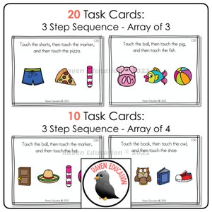 Follow A Multiple Component Sequence Task Cards (aligned With ABLLS-R ...