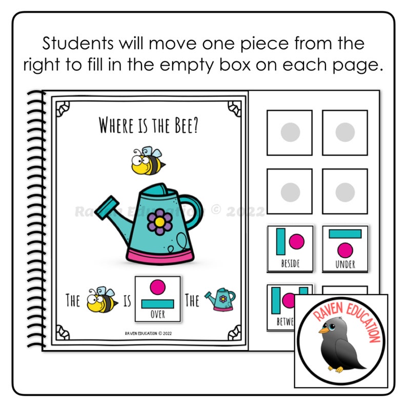 Spring: Where is It? an Adapted Book About Prepositions - Etsy