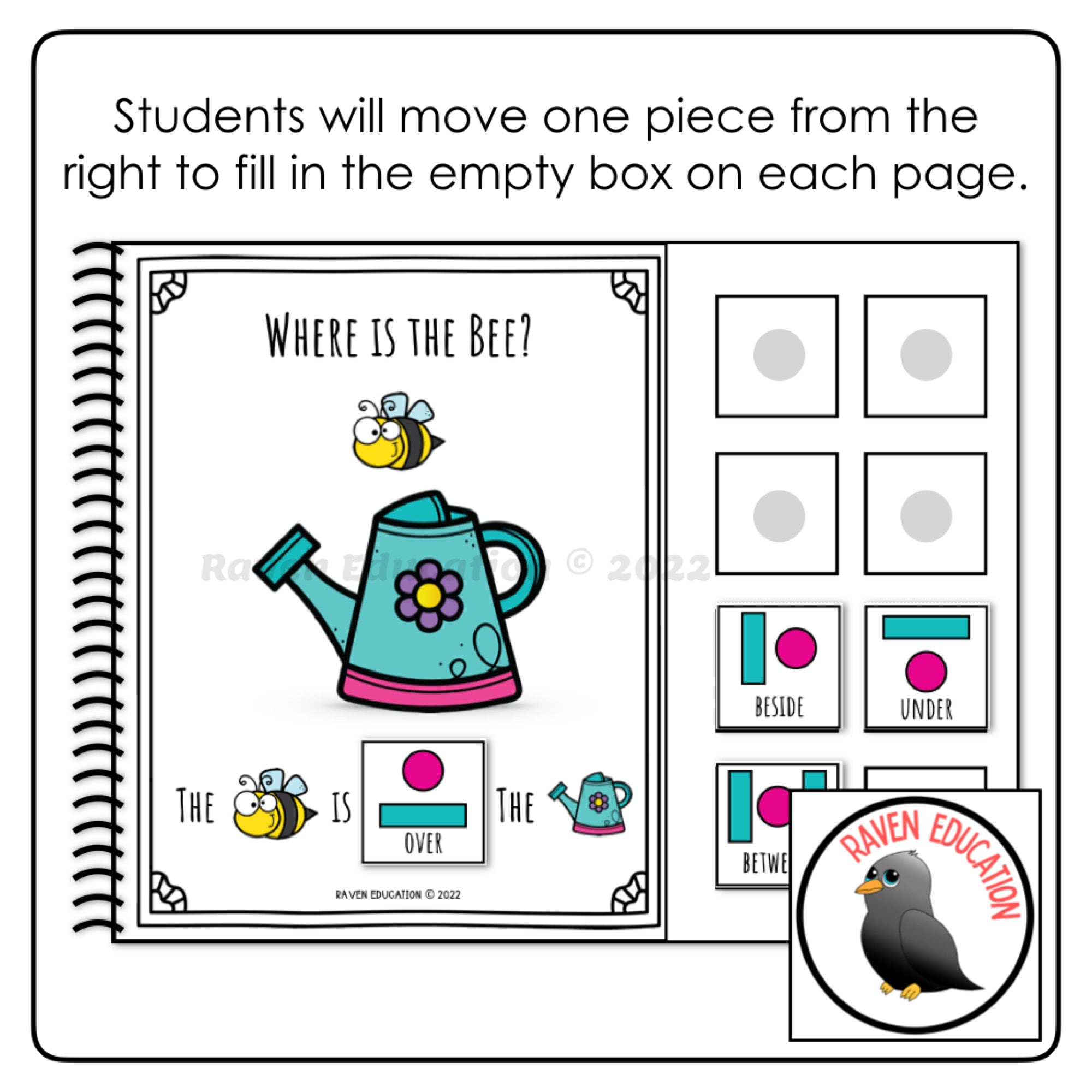 Spring: Where is It an Adapted Book About Prepositions - Etsy