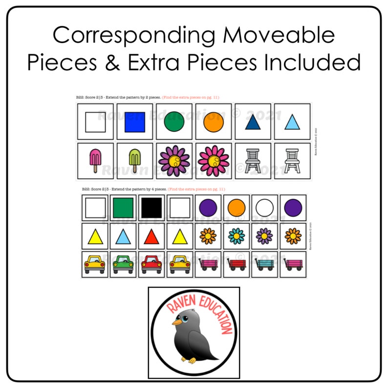 Extend A Sequence Pattern Task Cards - Etsy