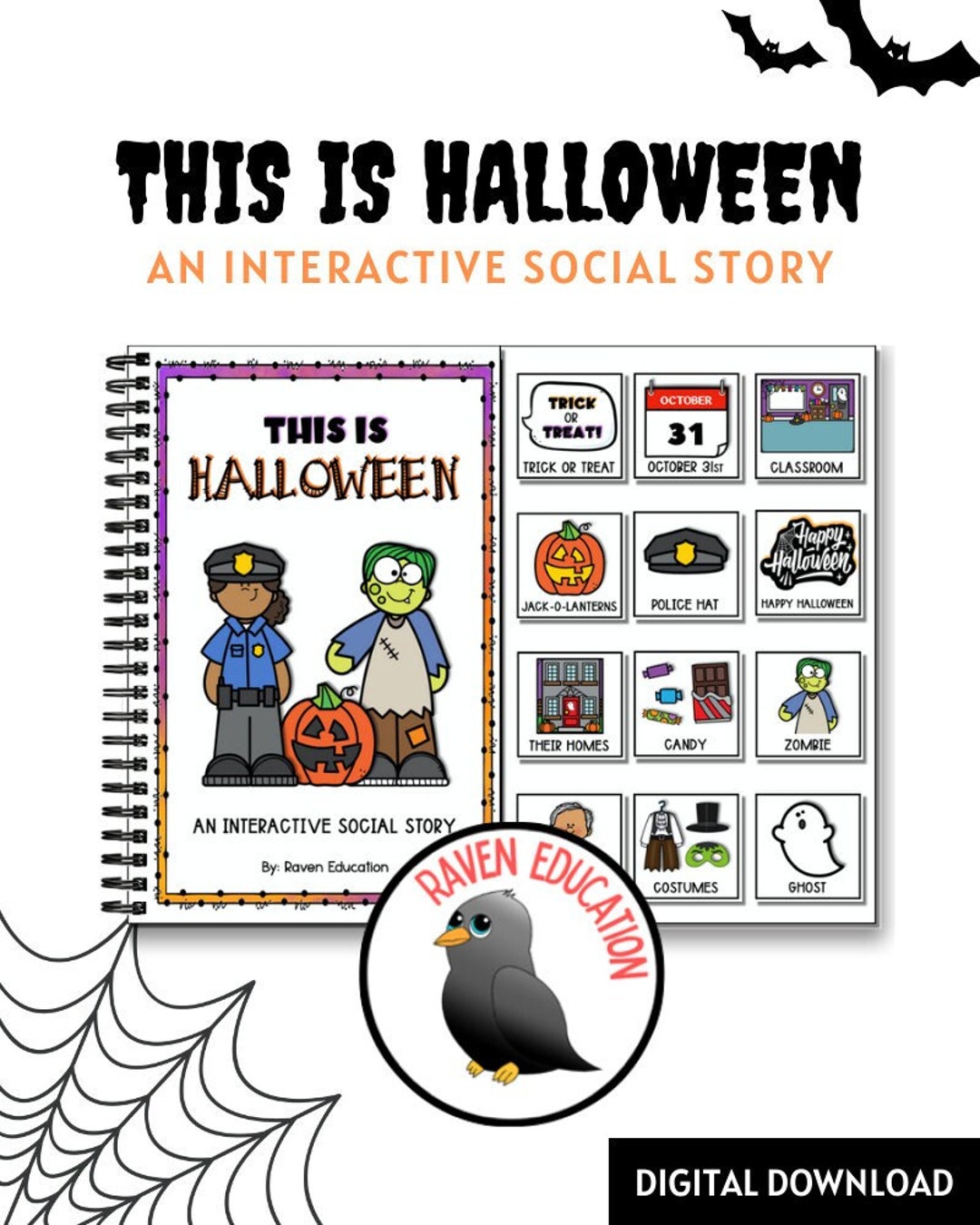This is Halloween - an Interactive Social Story (autism, Special ...