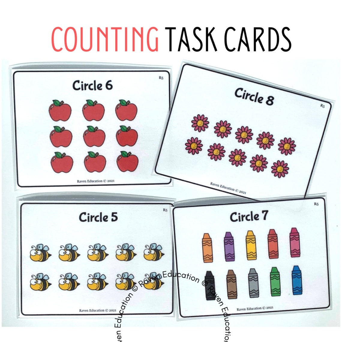 Counting 1-20 Task Cards (ABLLS-R Aligned R3, R4, R5) - Etsy