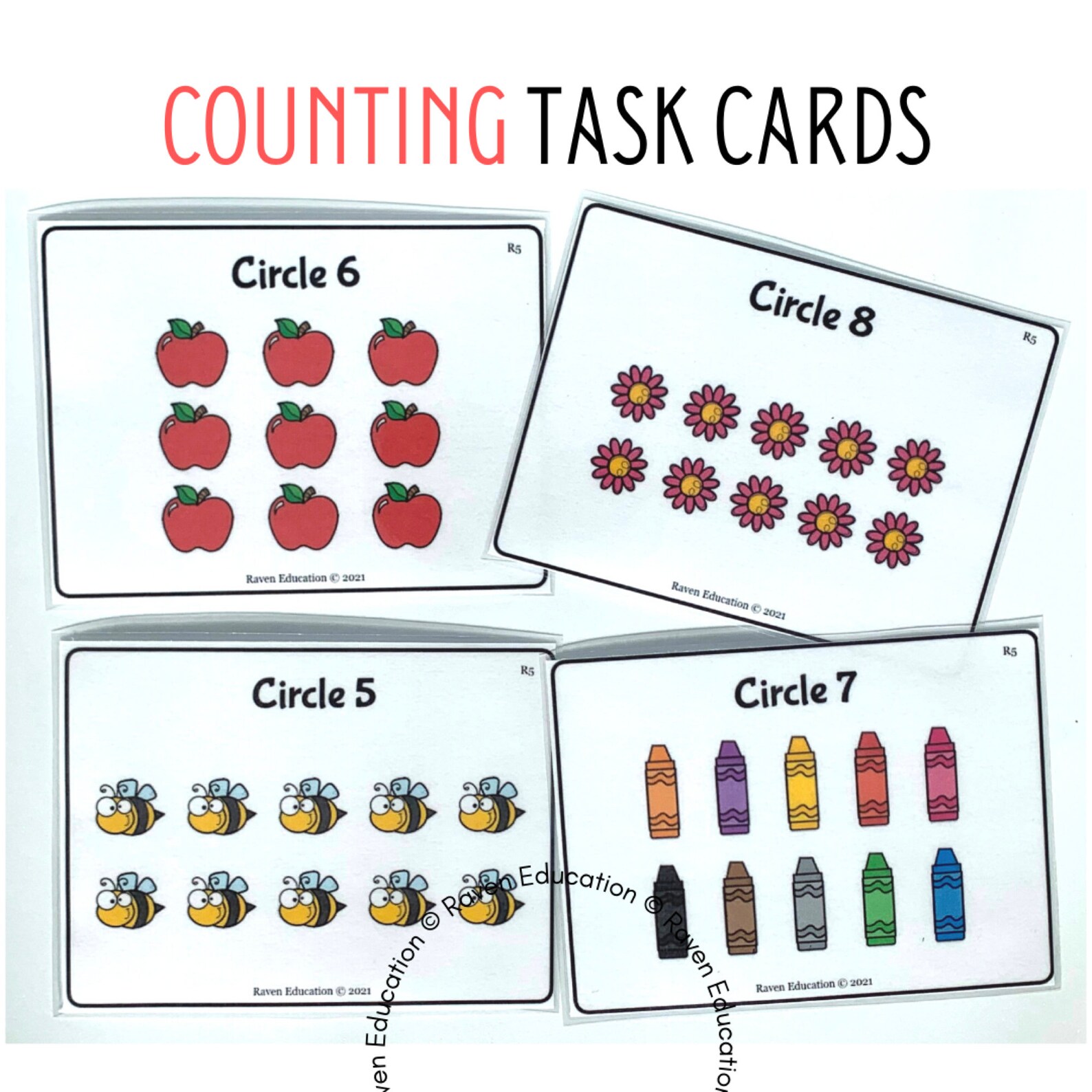 Counting 1-20 Task Cards (ABLLS-R Aligned R3, R4, R5) - Etsy