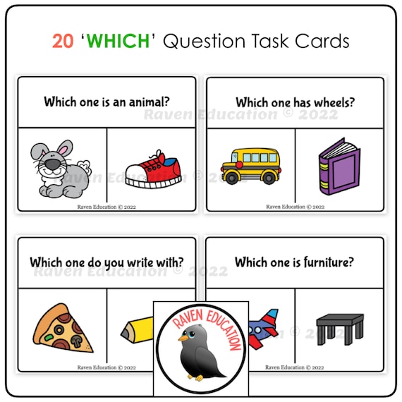 Learning & School WHOSE Question Cards WHO ABLLS-R Aligned H28 Toys ...