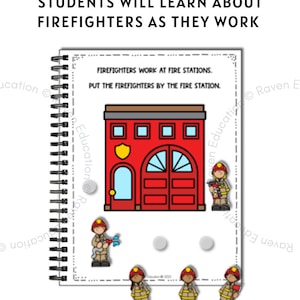 Community Helper Busy Book: Firefighters (matching; Counting; Alphabet ...