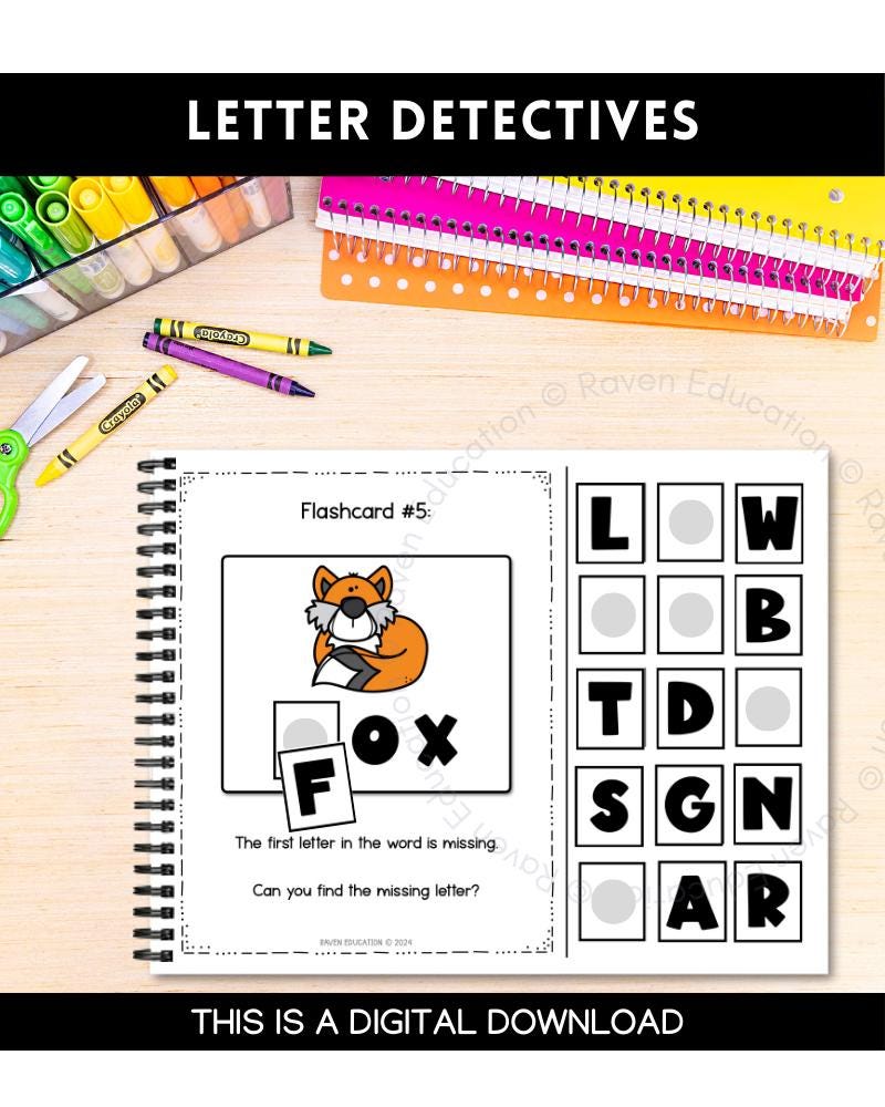 Letter Detectives: Case of the Missing Letters (interactive Book ...