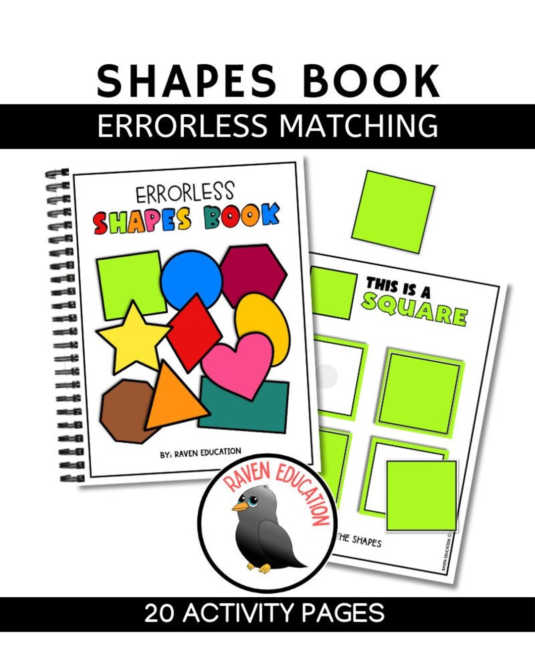 Errorless Shapes Book (matching | Interactive | Adapted | Special ...