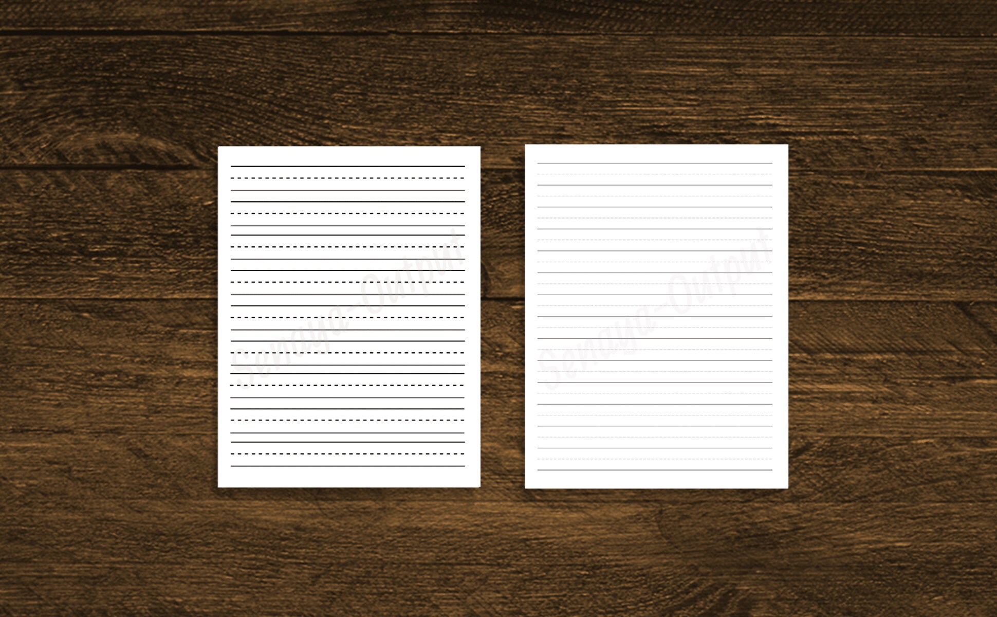 Handwriting Practice Template for Kids, Supplemental Writing ...