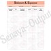 Personal Finance Log Template, Printable Balance, Expense Tracker ...