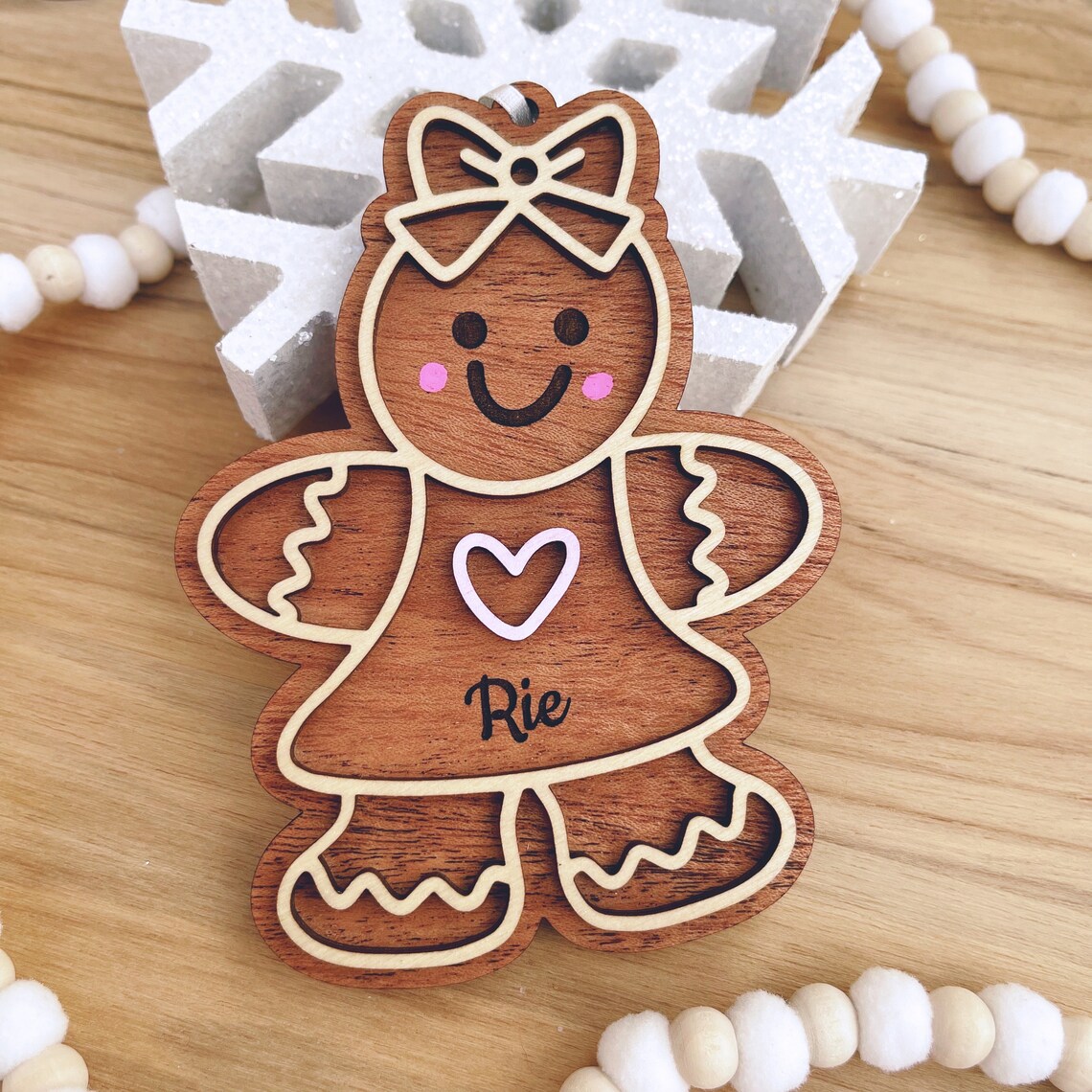 Gingerbread Man Ornament, Gingerbread Ornament, Child’s Ornament ...