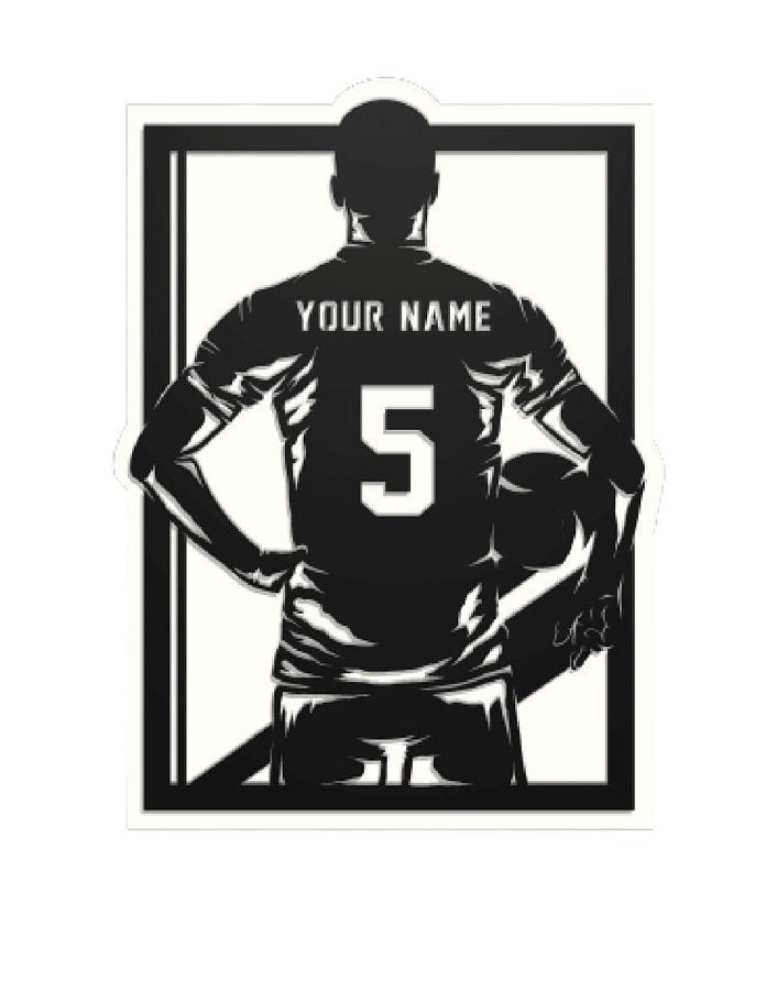 Personalized Sports Sign Custom Football Sign Sports Trophy - Etsy