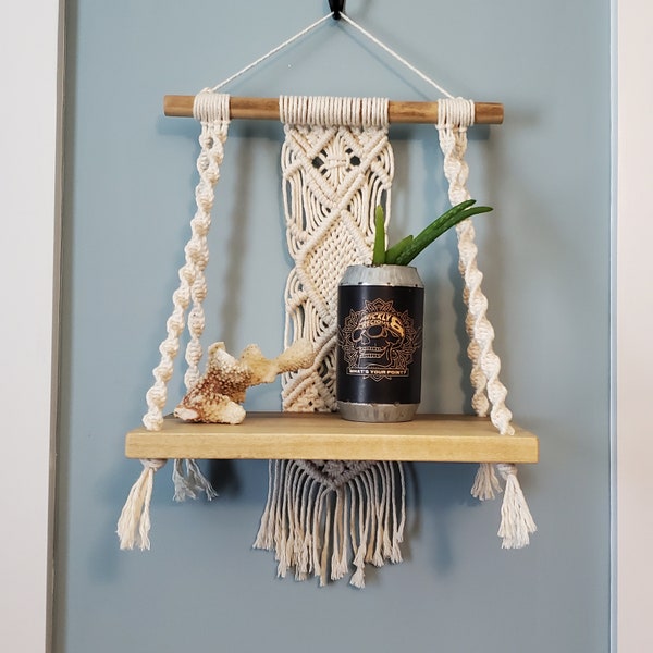 Macrame Shelf - Etsy