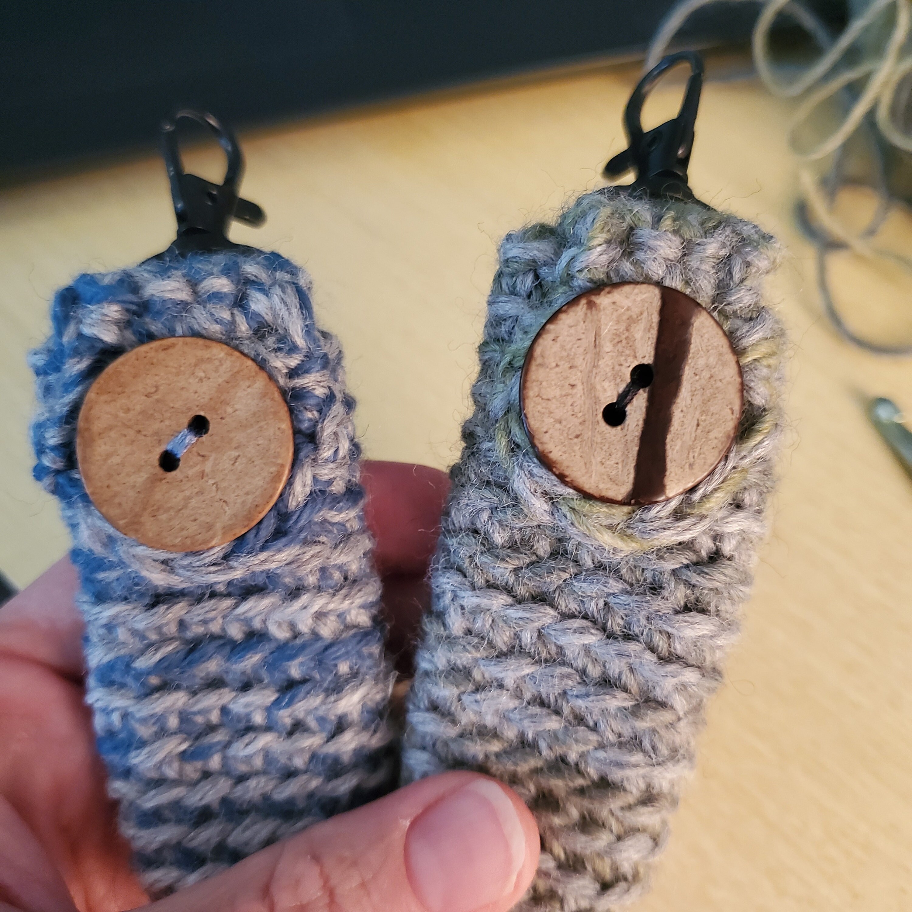 Crochet Chapstick Holder Pattern for Keychain *PDF Pattern* - Etsy