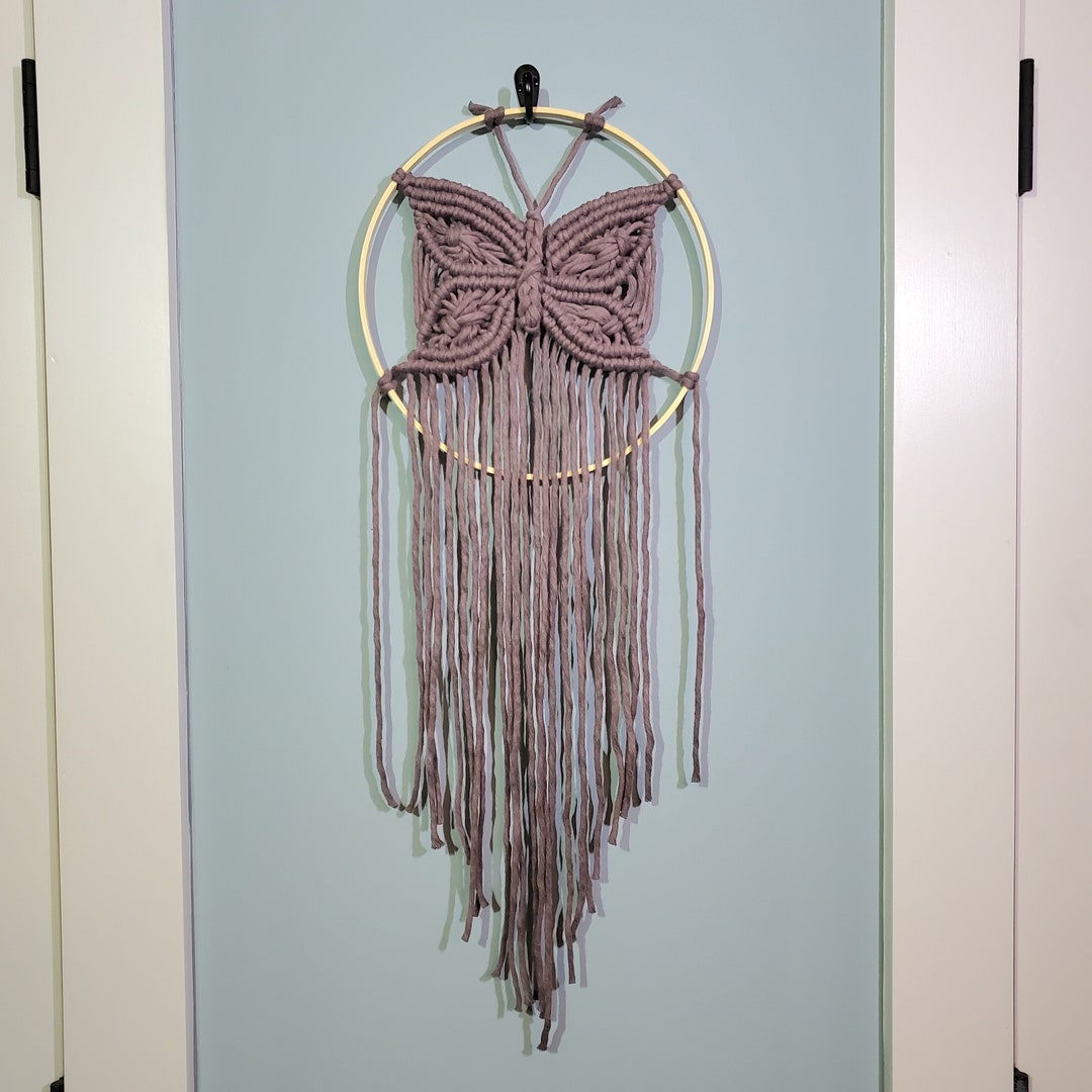 Handmade Macrame Butterfly - Etsy