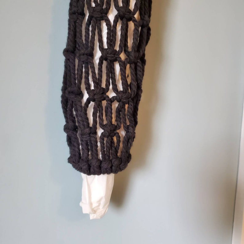 Macrame Grocery Bag Holder & Dispenser Multiple Color - Etsy