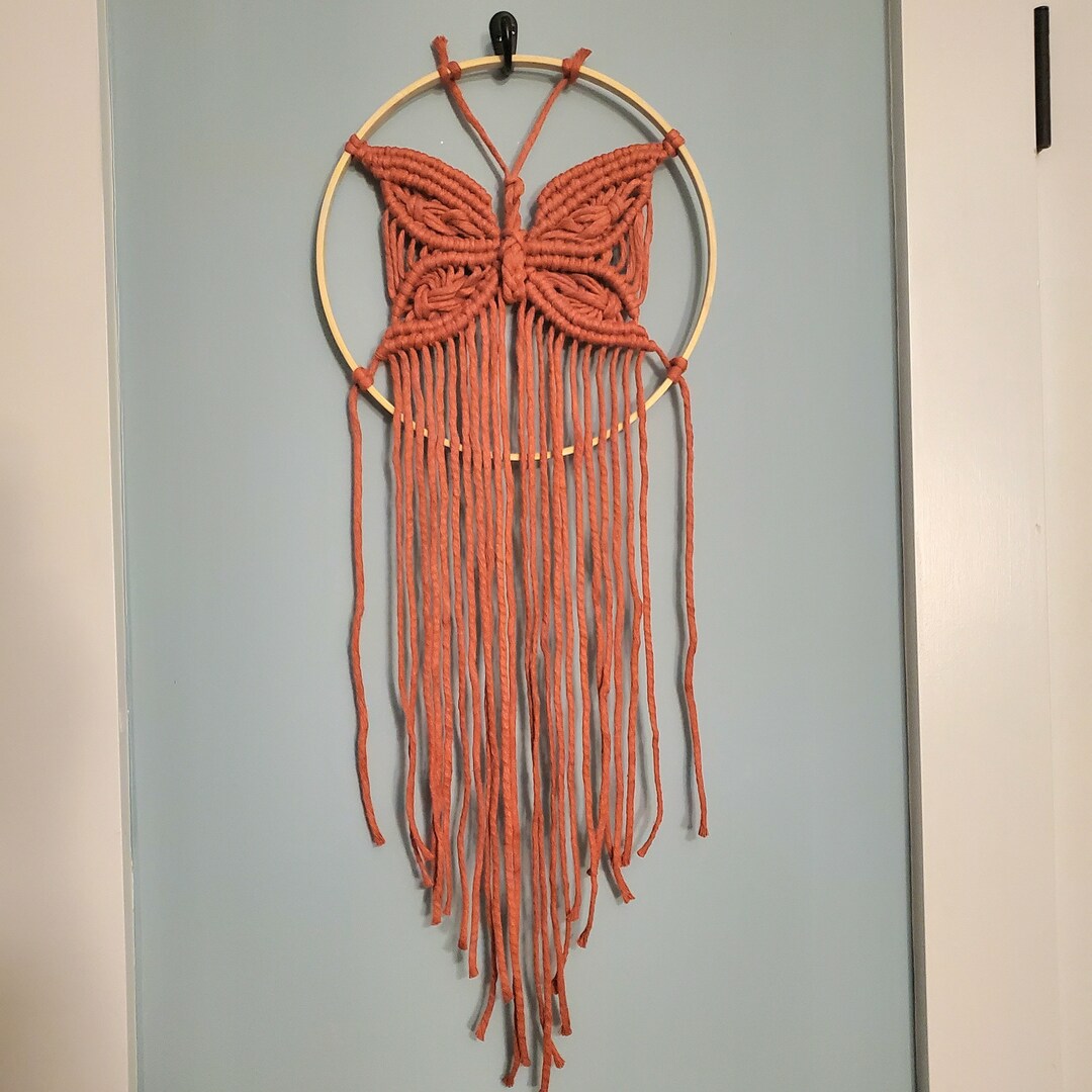 Handmade Macrame Butterfly - Etsy