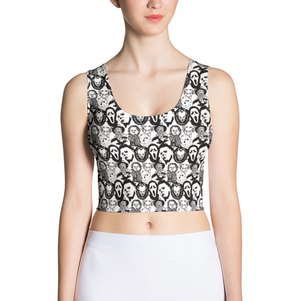 Monsters Crop Top - Horror Movie Shirt - Etsy