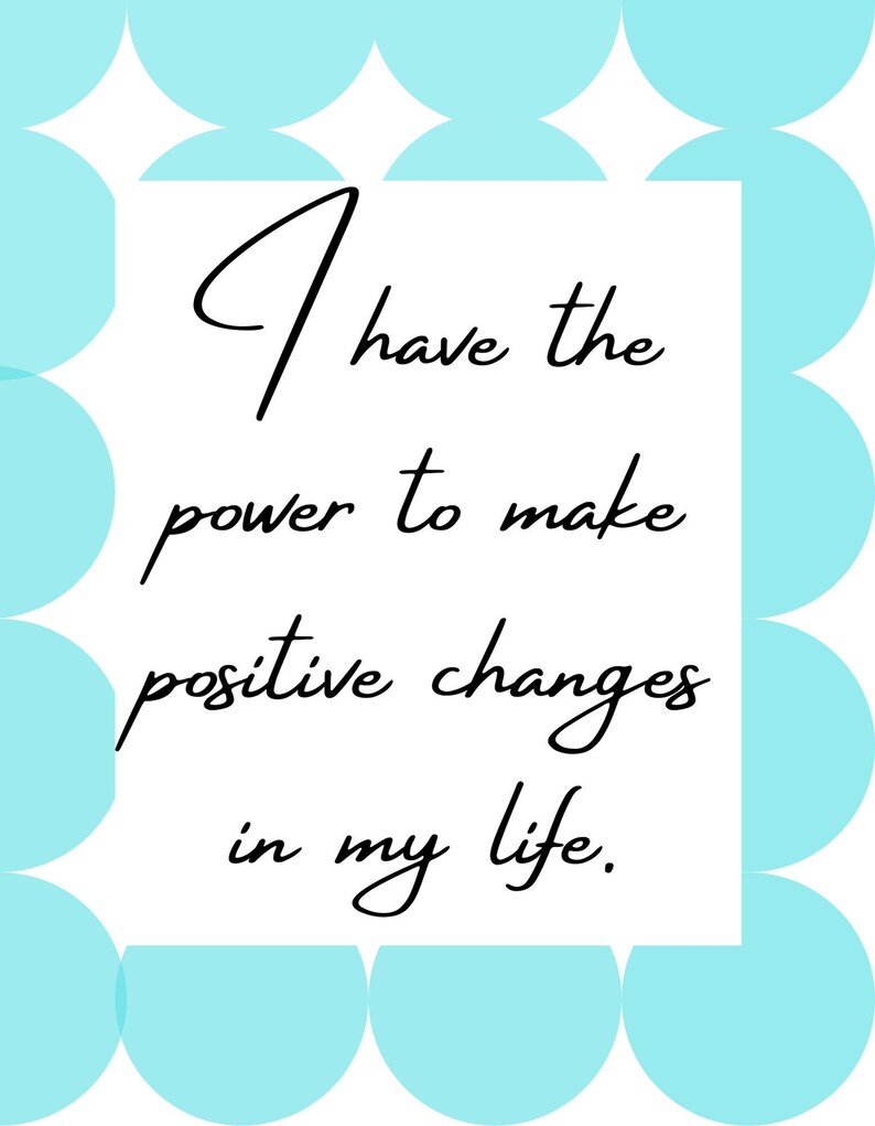 I HAVE THE POWER Affirmation Poster - Etsy