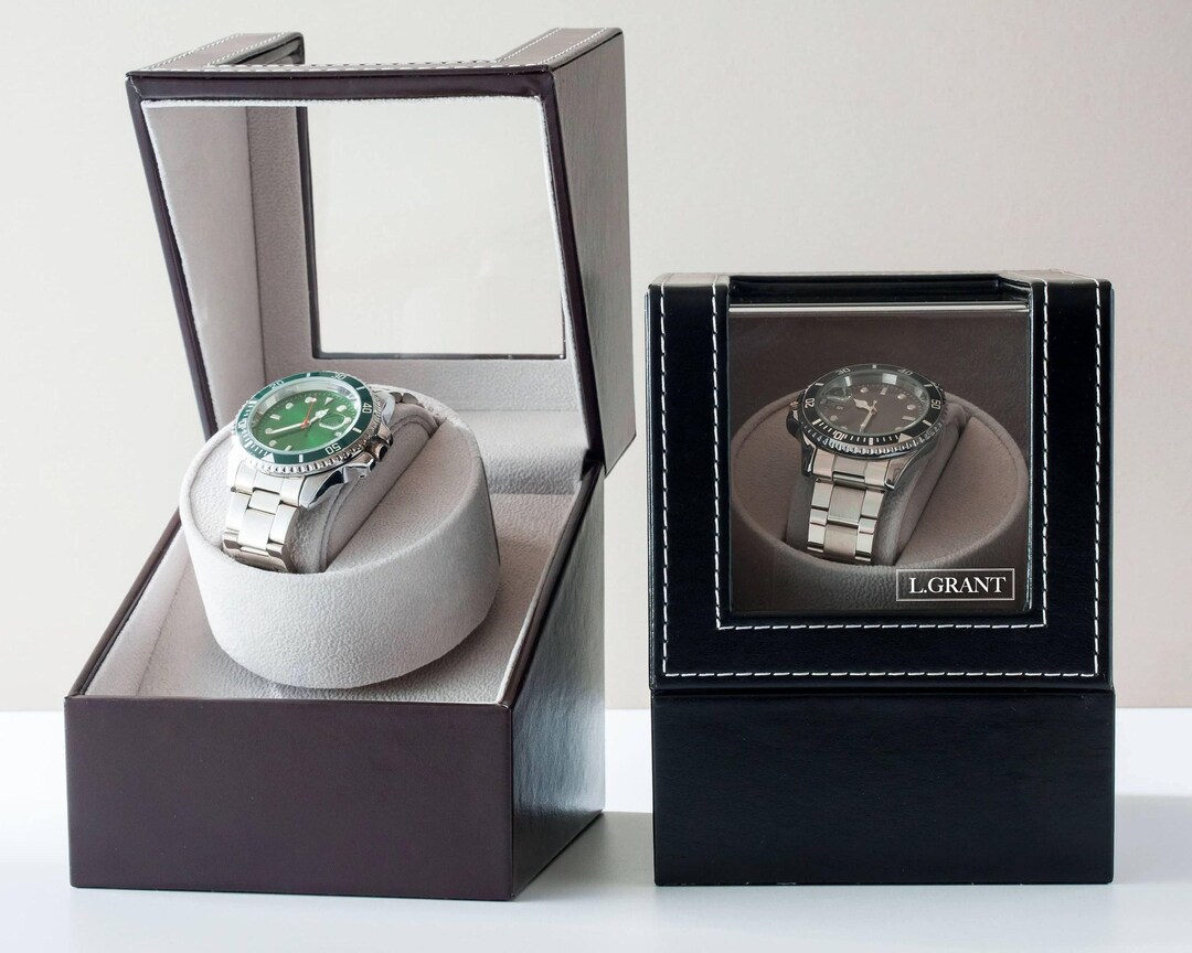 Custom Watch Winder, Fathers Day Gift, Gift for Husband, Personalized ...