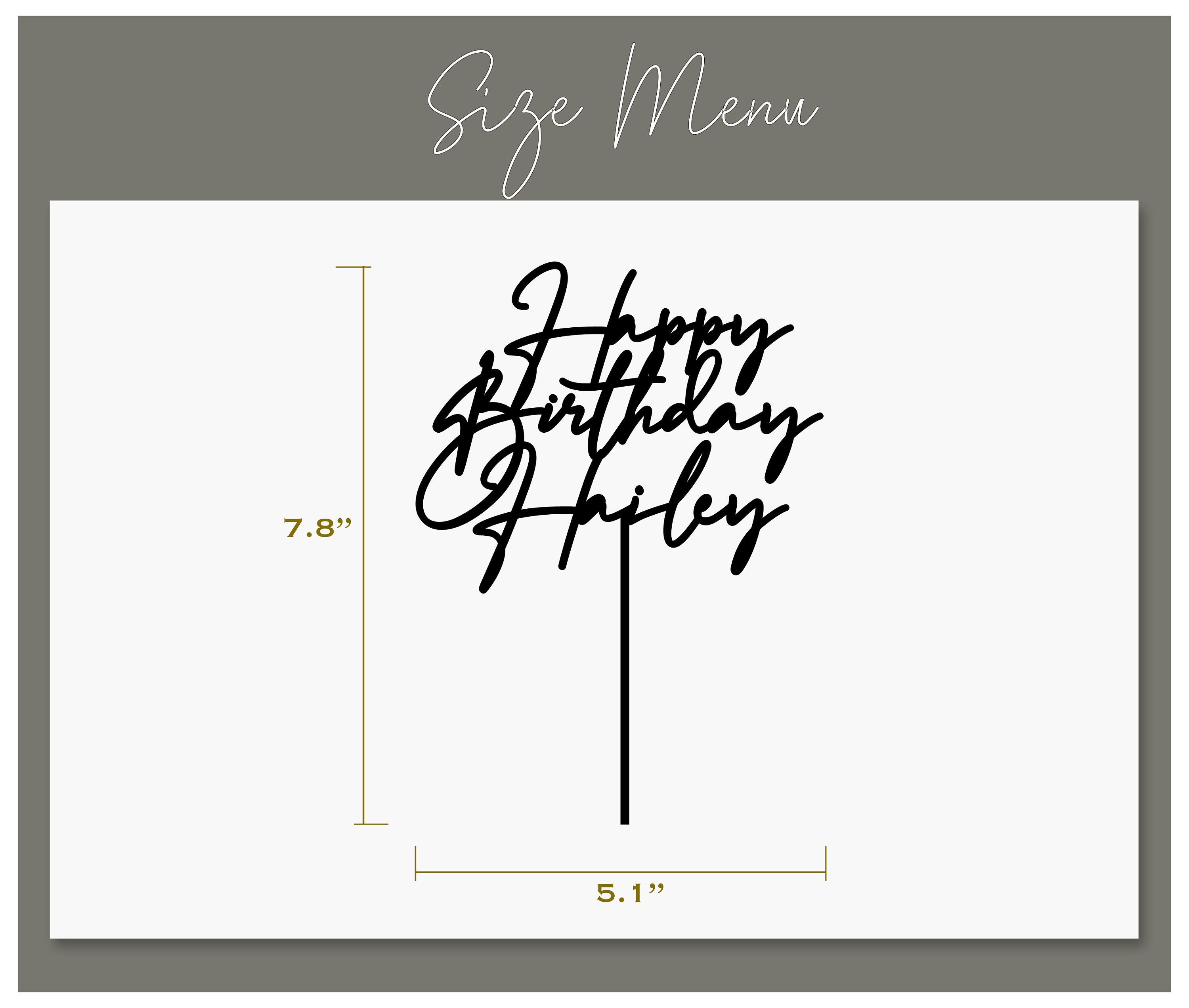 Personalized Acrylic Cake Topper Custom Name Wedding Cake - Etsy