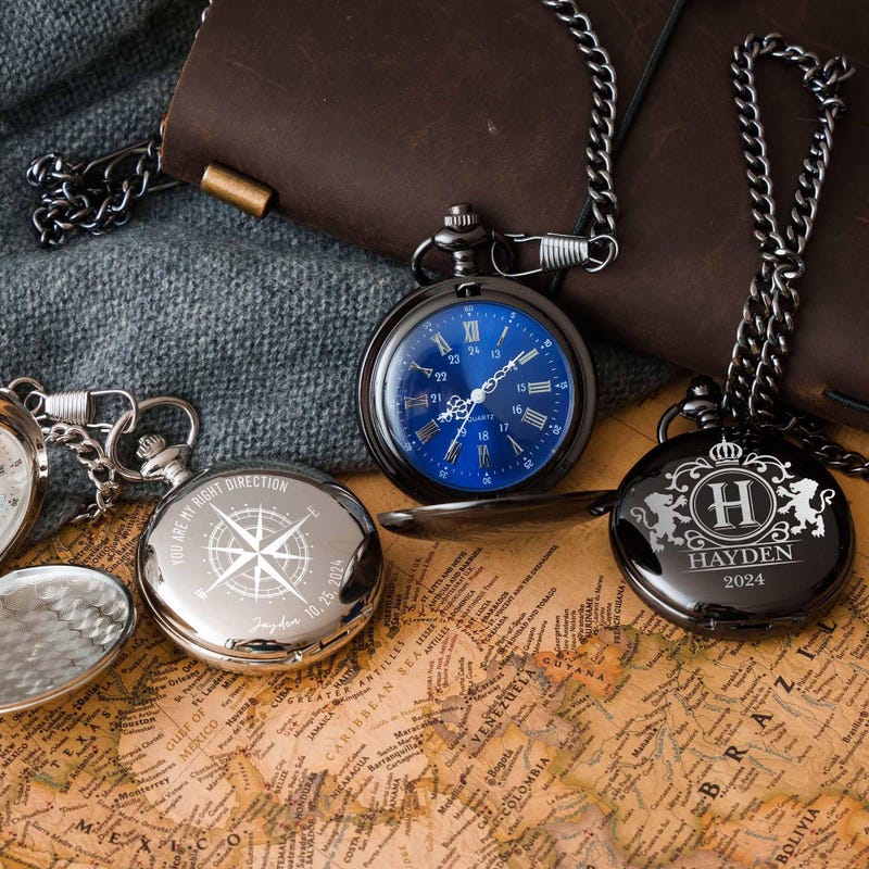 Custom Pocket Watch - Etsy