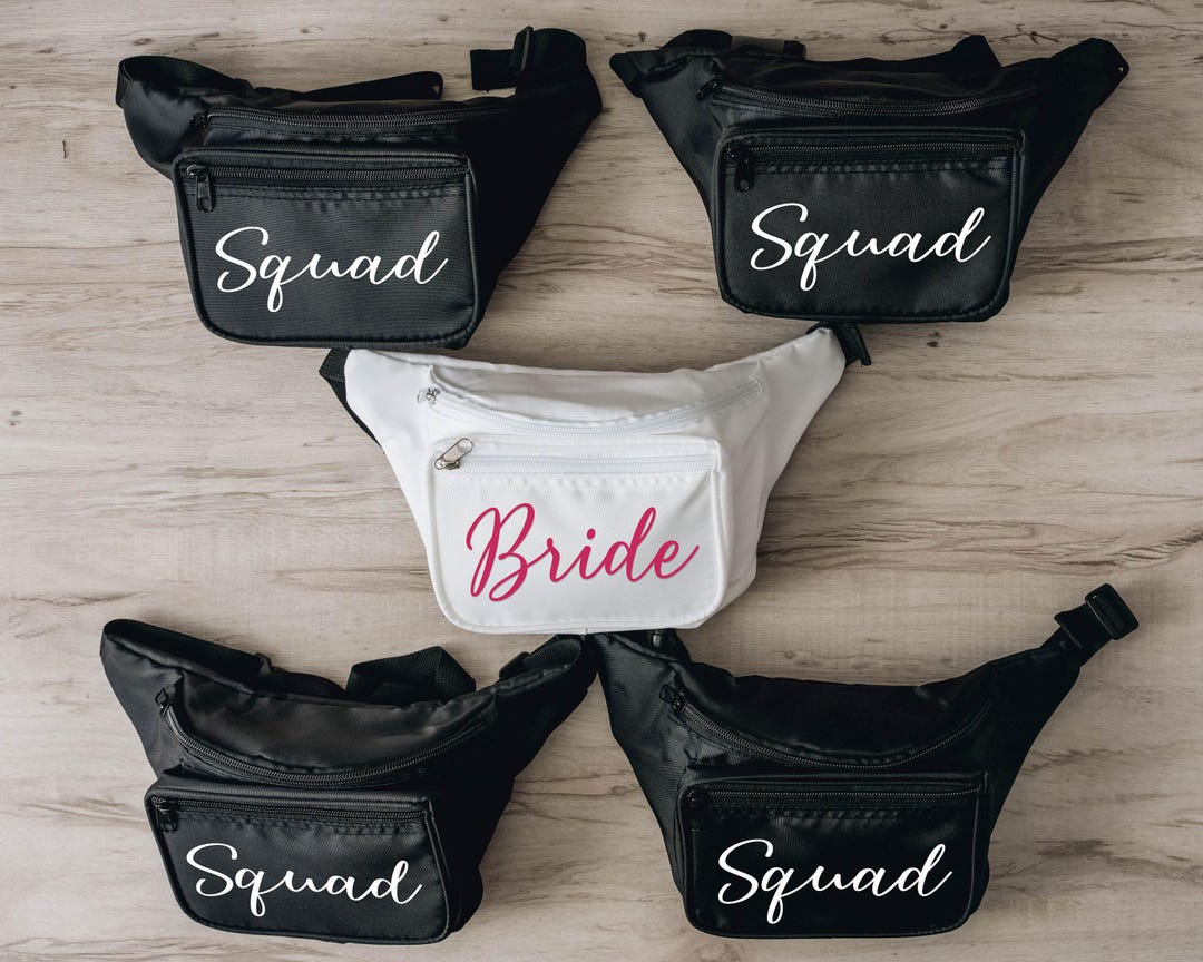 Bride Squad Fanny Pack, Gift for Her, Bachelorette Party Fanny Bags ...