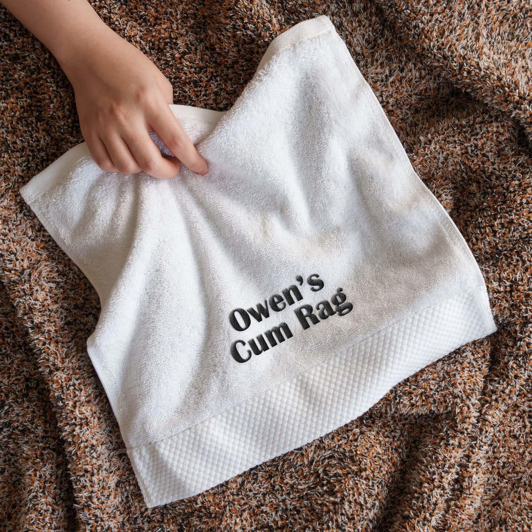 Custom Cum Rag, Fathers Day Gift, Naughty Gift for Boyfriend, Funny ...