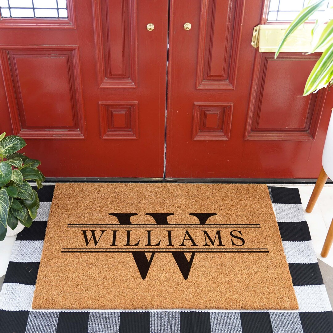 Custom Welcome Mat for Home, Home Decor, Personalized Doormat, Door Mat ...