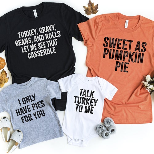 Family Thanksgiving Shirts Thanksgiving Puns Shirt Funny - Etsy