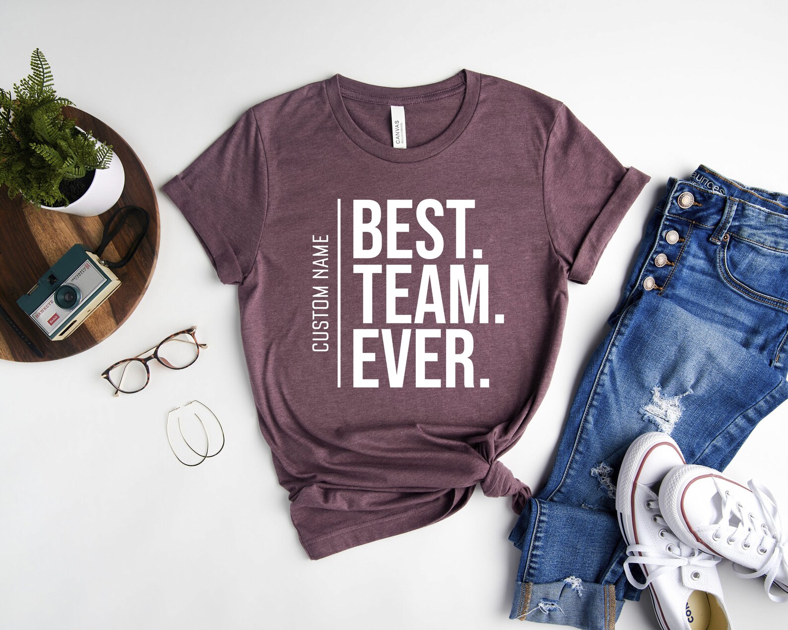 Custom Best Team Ever Shirt, Team Member Shirt, Personalized Teammate ...