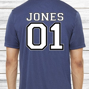 Personalized Dad Last Name Shirt: Father's Day Matching Family Tees - Etsy