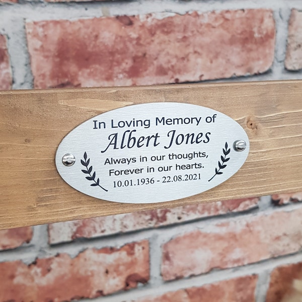 Bench Plaque - Etsy UK