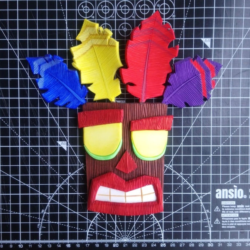 Aku Aku Unofficial Crash Bandicoot Mask - Etsy