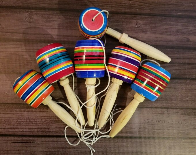 Balero Wooden Classic Toy , Medium Balero, Mexican Toy, Handmade ...