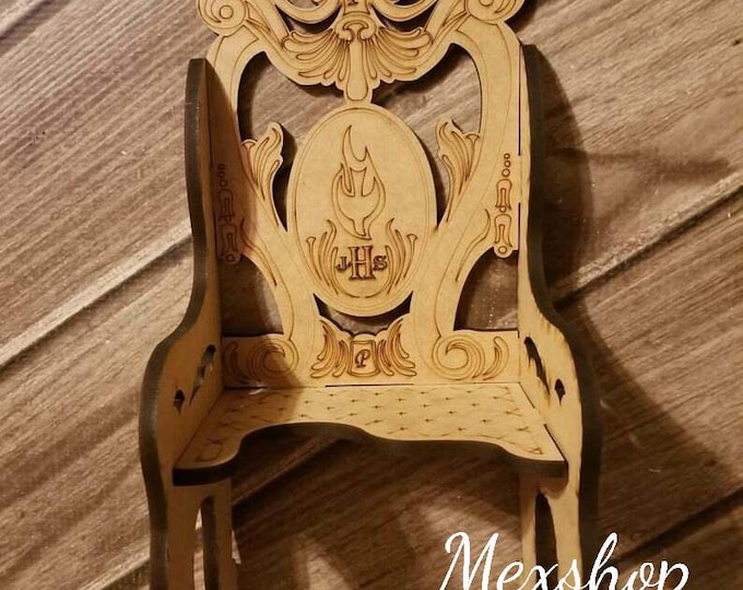 Baby Jesus Christ Child Compressed Wood Chairs, Silla De Madera Para ...