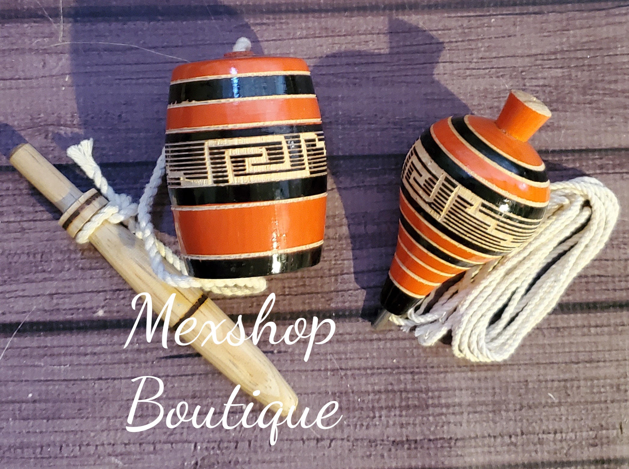 Wooden Spinning Top and Balero Mexican Toys Handmade Toys - Etsy
