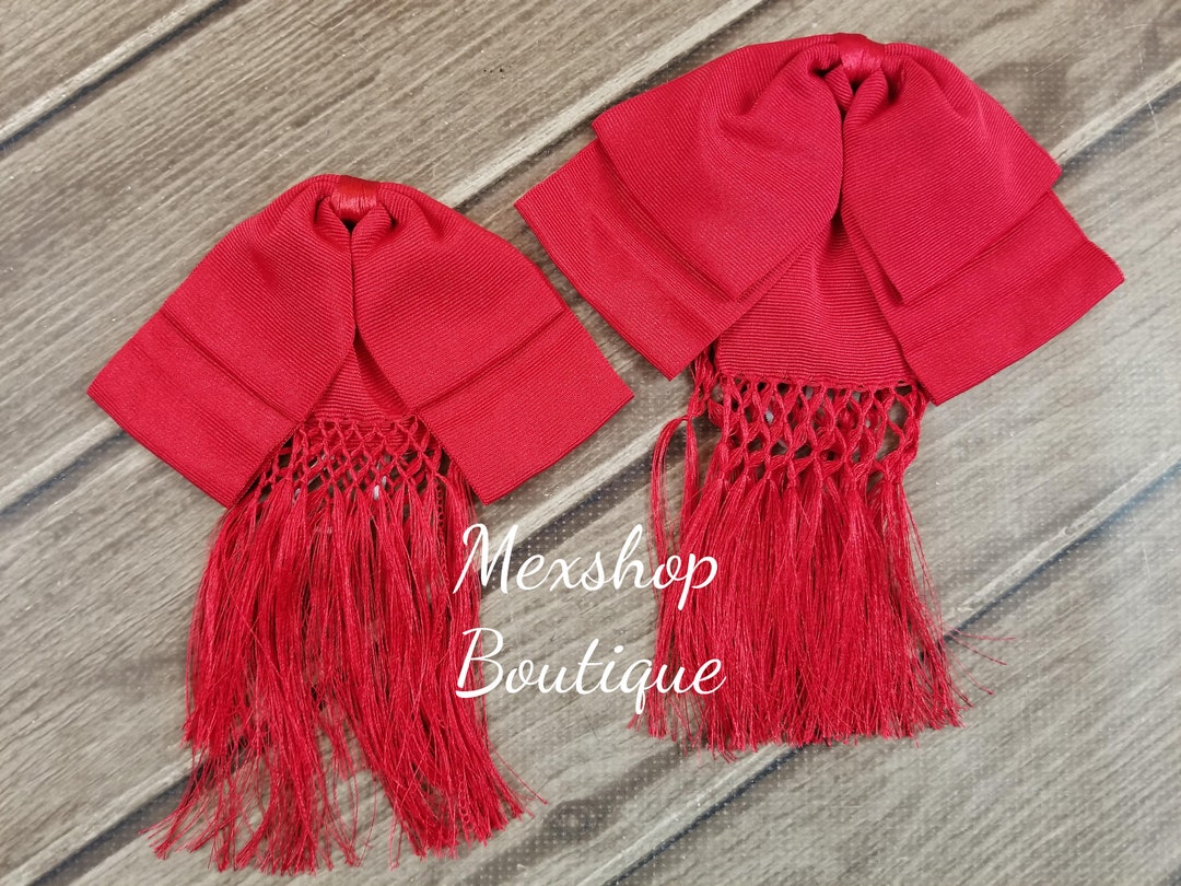 Economic Charro Mexican Bow Tie Handmade for Mexican Tailors, Color Red ...