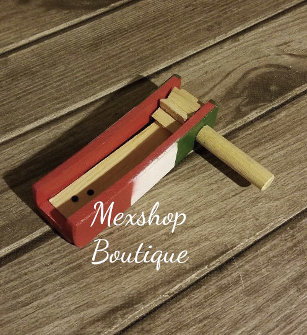 Wooden Matraca, Mexican Toy, Handmade Toy, Handcrafted Matraca, Rattle ...