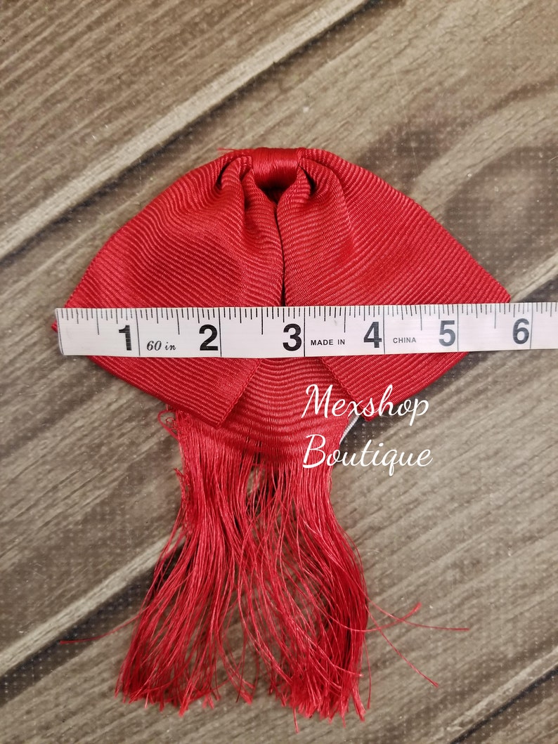 Economic Charro Mexican Bow Tie Handmade for Mexican Tailors, Color Red ...