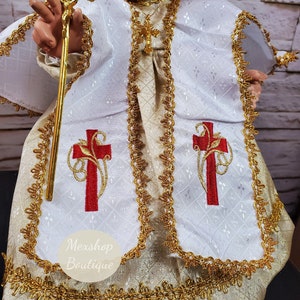 FREE SHIPPING!! Baby Jesus Christ Outfit Holy Pope and Acessories Ropa ...