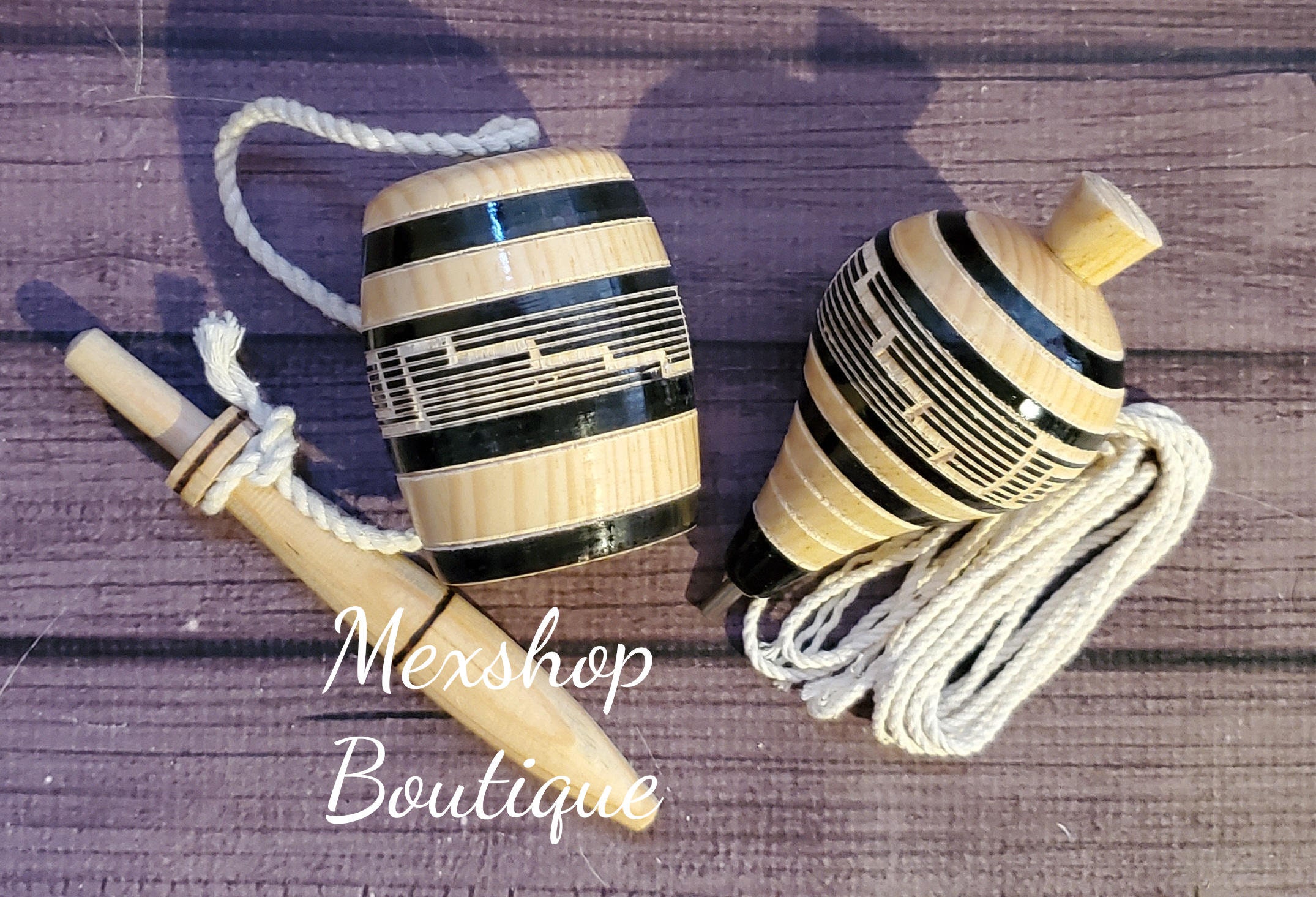 Wooden Spinning Top and Balero Mexican Toys Handmade Toys - Etsy