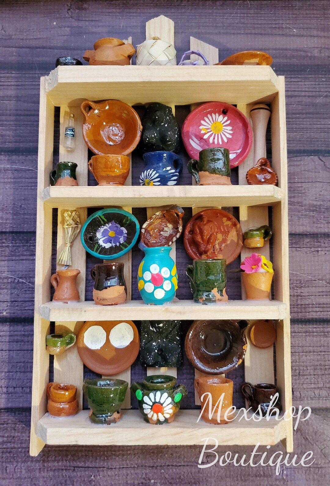 Mexican Wall Decor, Classic Mexican Decor, Mini Ceramic Kitchen ...