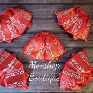 Adult Charro Mexican Bow Tie Handmade for Mexican Tailors, Color Red ...