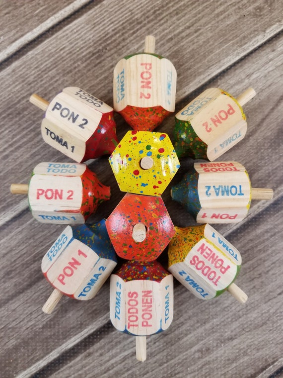 Tomatodo Wooden Classic Toy Wood Pirinola Mexican Toy | Etsy