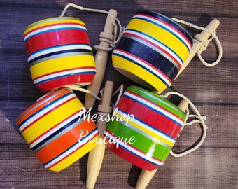 Balero Wooden Classic Toy , Mini Balero, Mexican Toy, Handmade Mexican ...