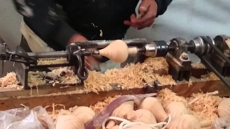 Wooden Spinning Top Mexican Toy Handmade Toy Handcrafted - Etsy