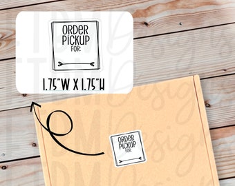 Pick up Order Stickers - Etsy