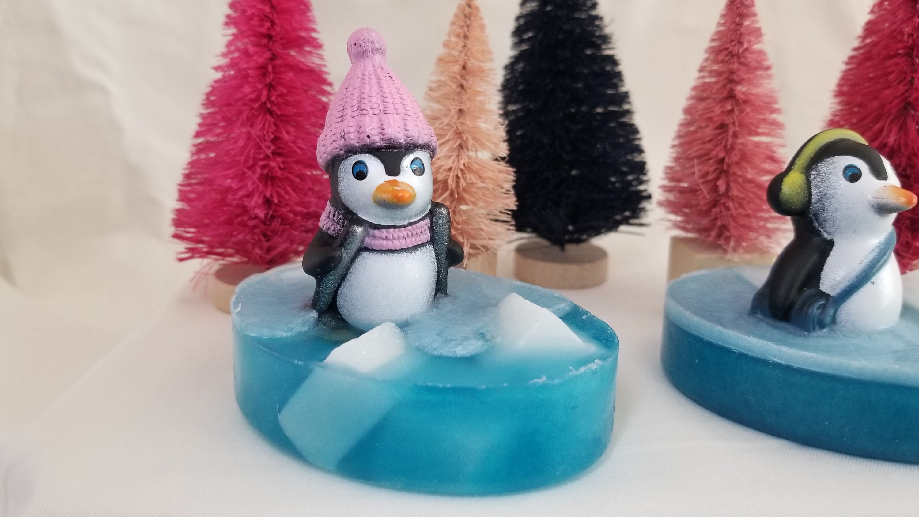 Penguin on Ice and Water Soap, Toy in Soap, Kid's Soap, Kid's Hand Soap ...