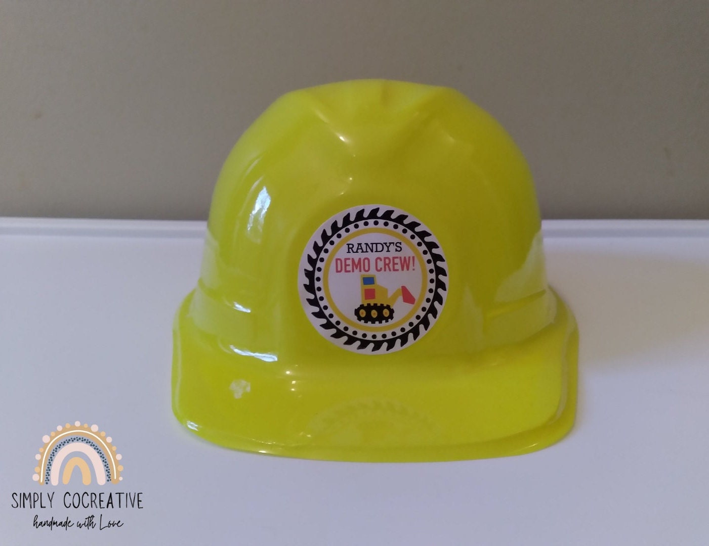 Construction Party Favors Construction Hat Custom - Etsy